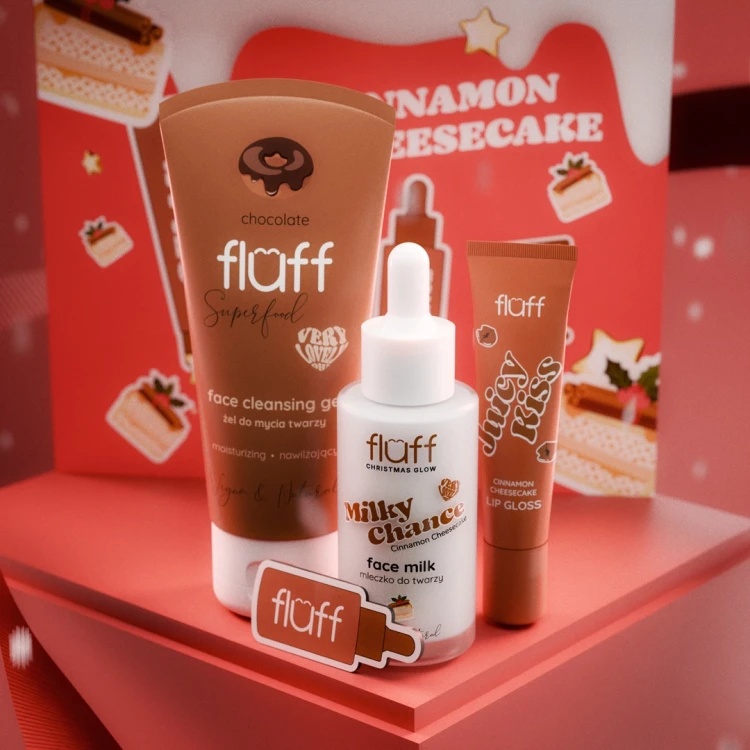 Fluff Zestaw do twarzy - Cinnamon Cheesecake Fluff | Kosmetyki Superfood
